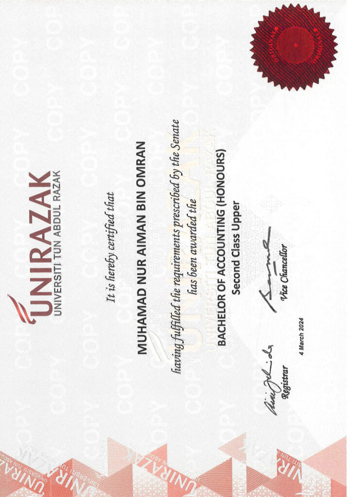 OM International – Representatives of "UNIRAZAK” in Pakistan